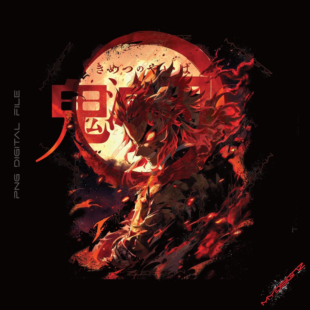 Rengoku Png, Demon Slayer, Tanjiro, Kyojuro, Png Ready to Download ...