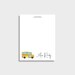 School Bus Personalized Teacher Stationery Set | Set of 2 Notepads and ...