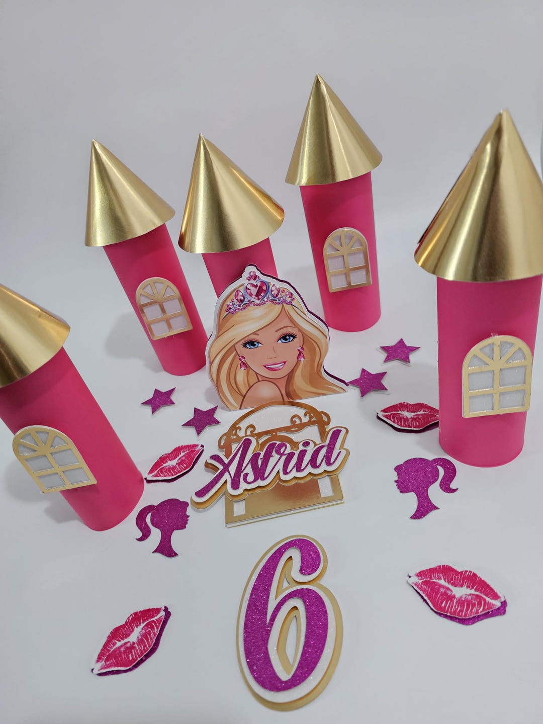 Cake Barbie Decoration, Barbie Castle Cake Topper, Barbie, Barbie Party ...