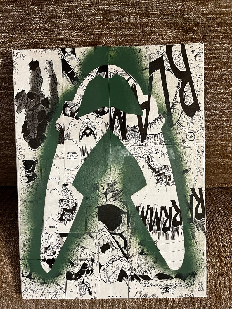 Handmade Cell Painting Mixed Media Comic Book/manga and Paint Cell From ...