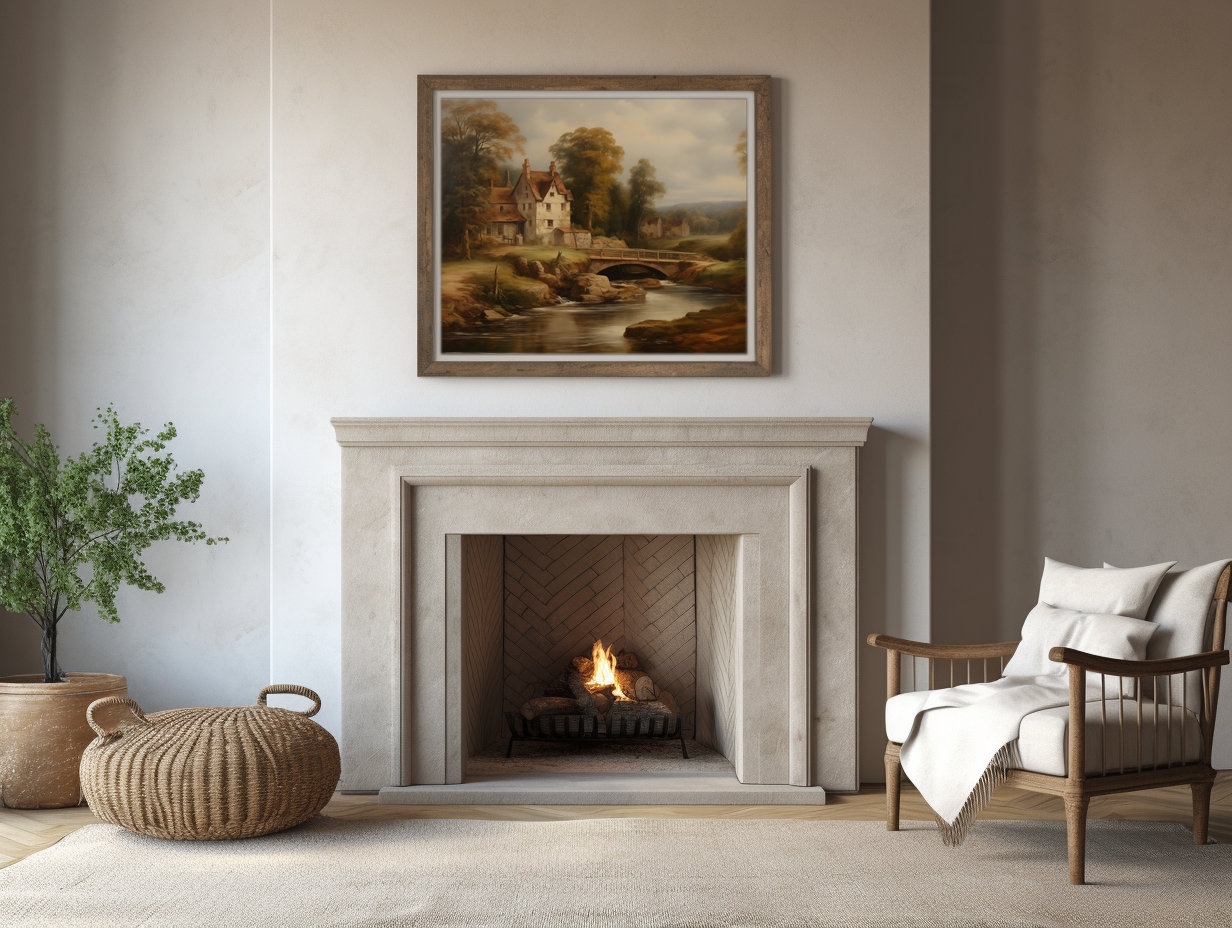 Creekside Manor Wall Art Decor Digital Printable Download Rustic ...