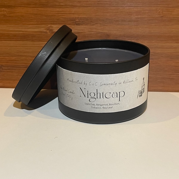 Nightcap and Candle - Etsy