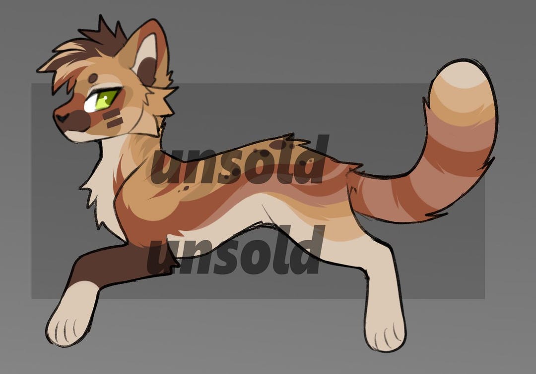 Feral Big Cat Feline Leopard Furry Adoptable Fursona - Etsy