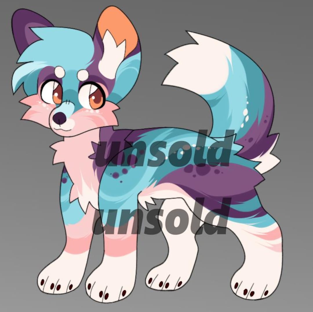 Feral Dog Canine Furry Adoptable Fursona - Etsy