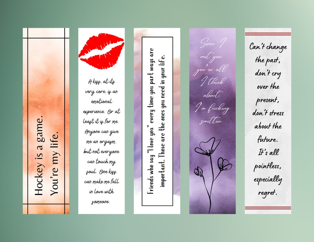 The Risk Bookmark Quotes | Briar U Bookmark | Elle Kennedy | Hockey ...
