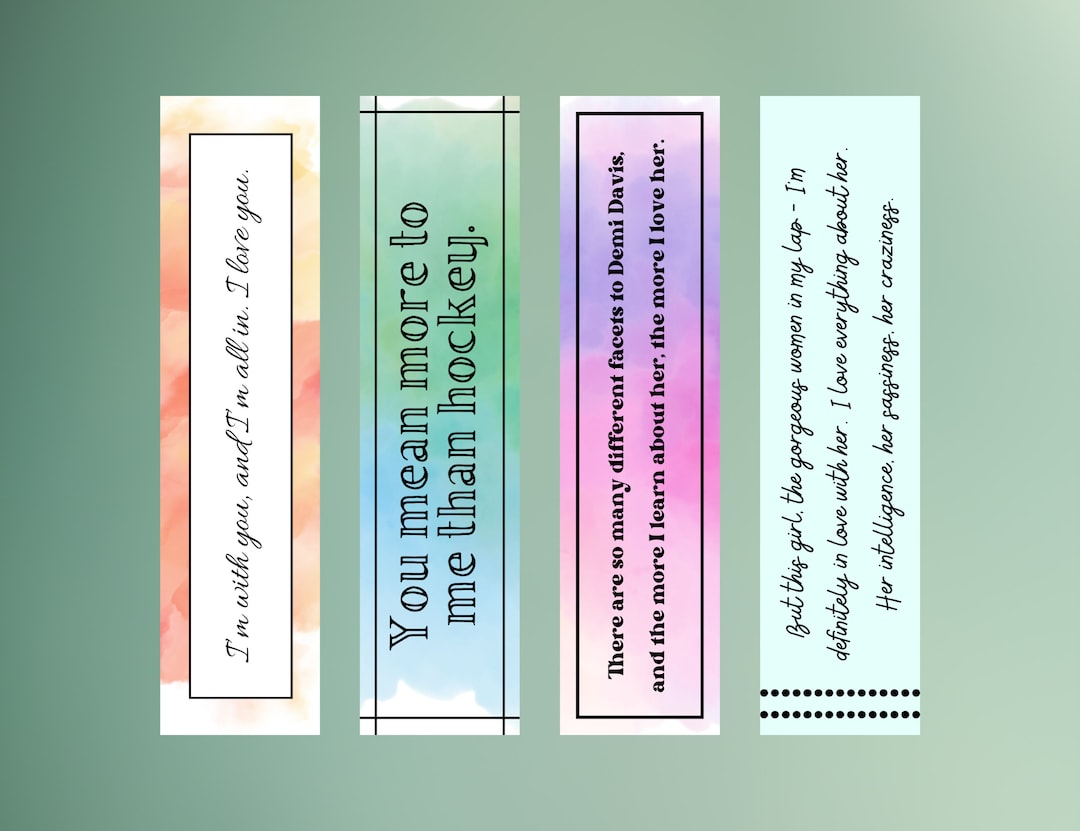 The Play Bookmark Quotes | Briar U Bookmark | Elle Kennedy | Hockey ...