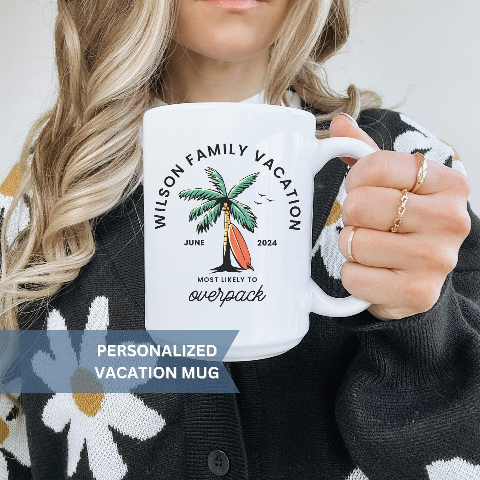 Custom Mug Family Vacation Keepsake Personalized Most Likely to Coffee ...
