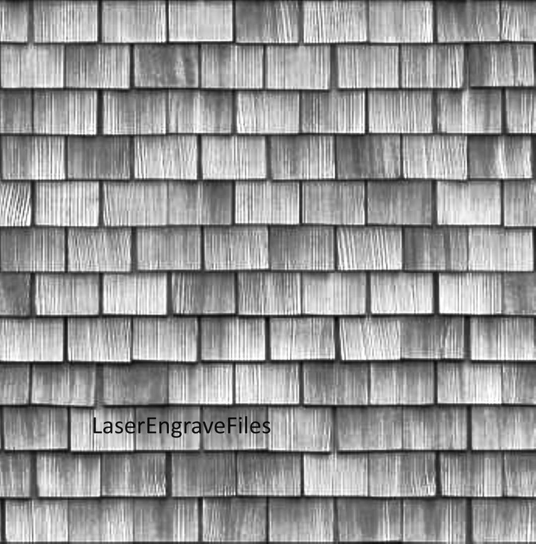 3D Roof Texture Laser Engraving Files: SVG, PNG, XCS (digital Download ...