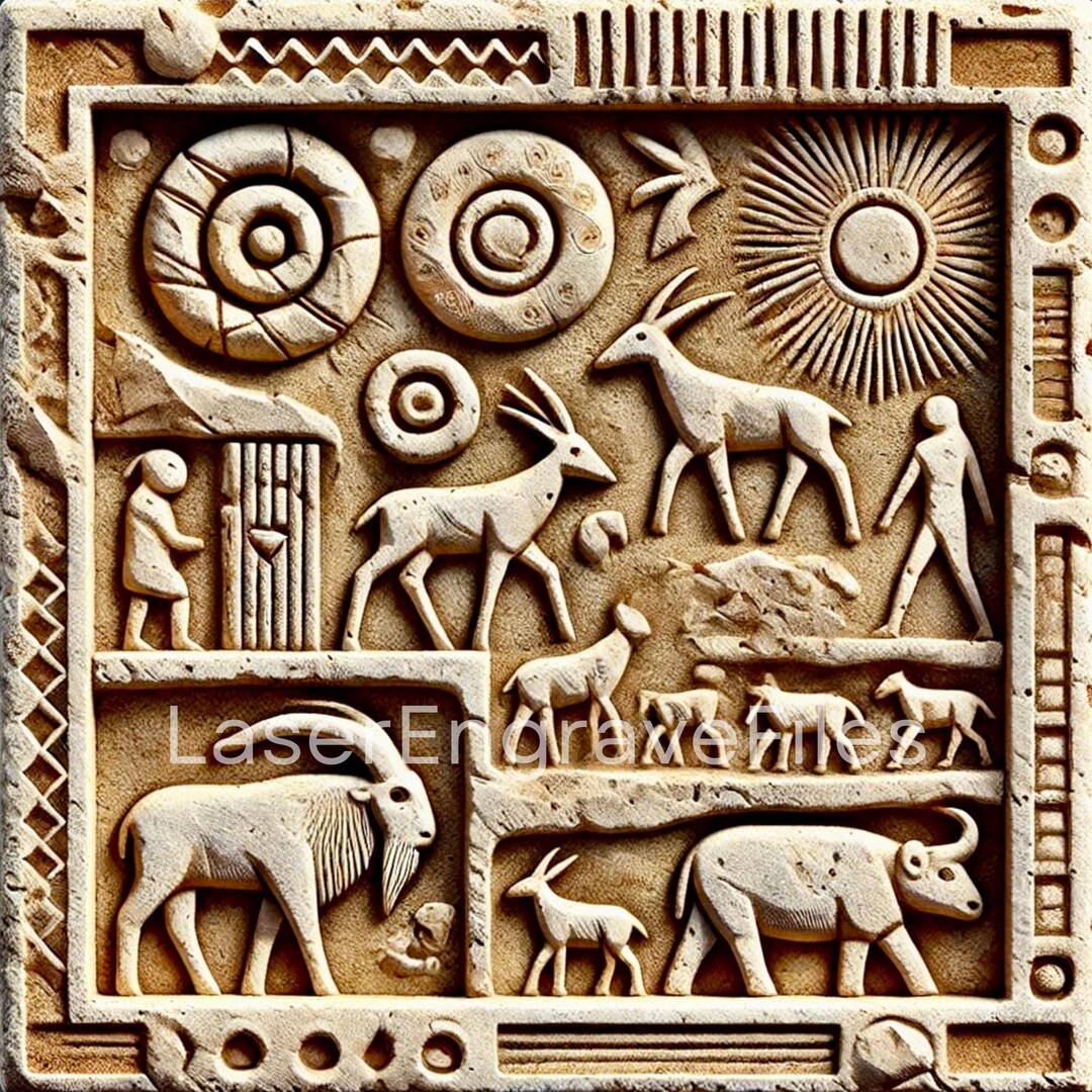 Digital Download 3D Ancient Aztec Svg Files - Digital Art Laser Cut ...