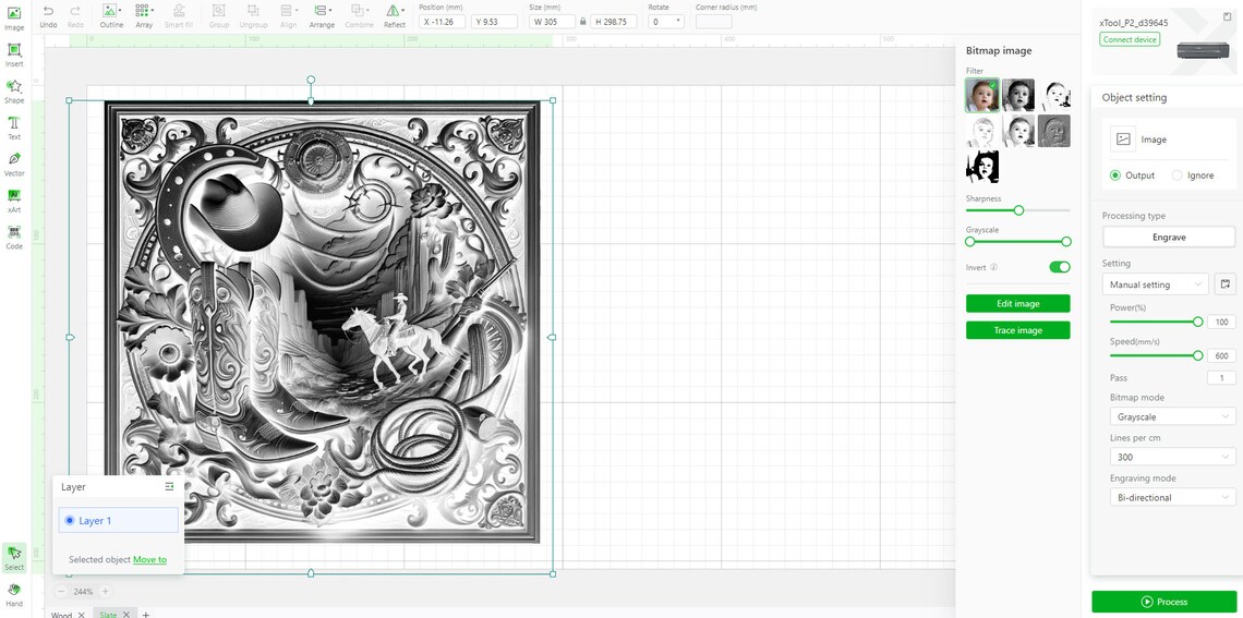 Laser Cut Files Digital Products Png Designs - 3d Country Western ...