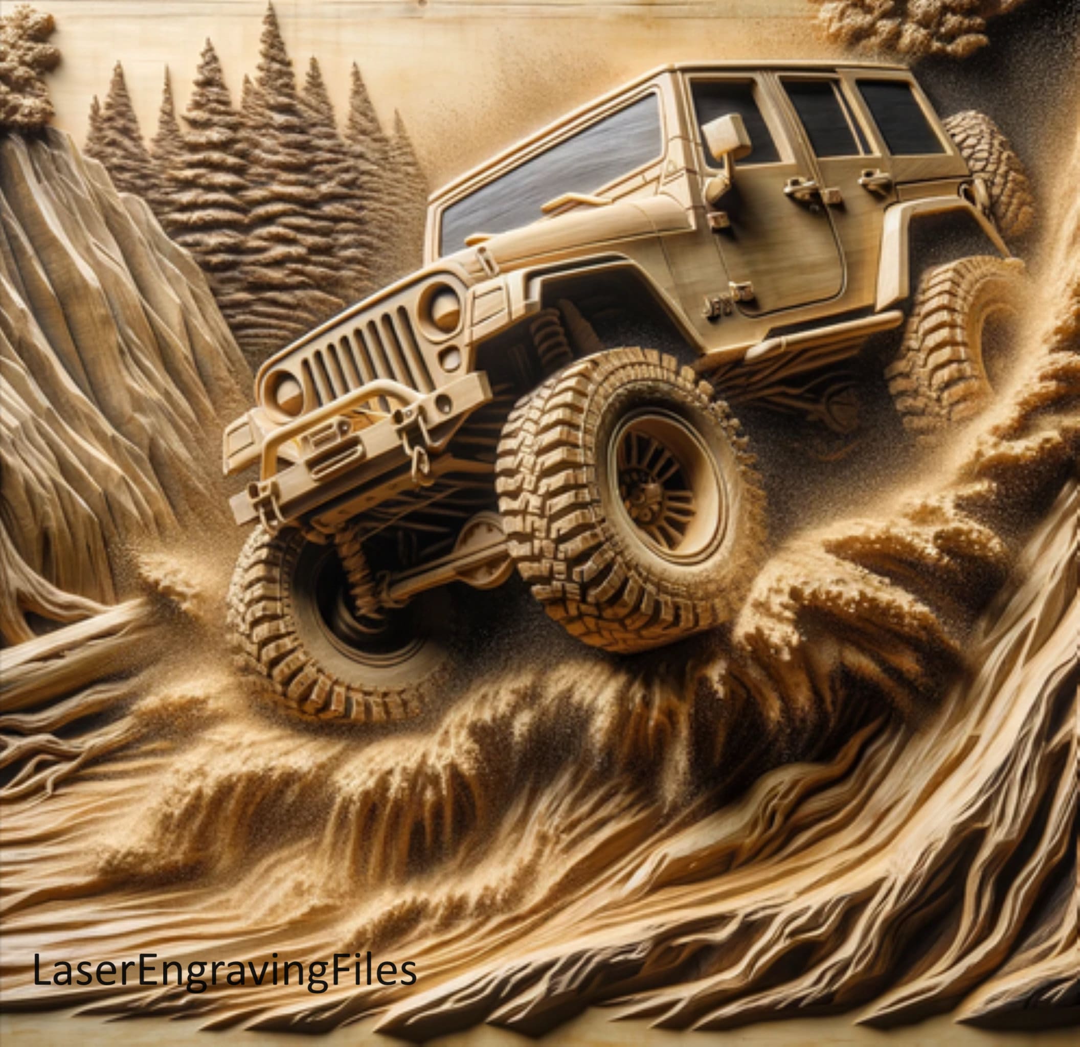 3D Laser Engraving PNG File XCS File Digital File Xtool Creative Space ...