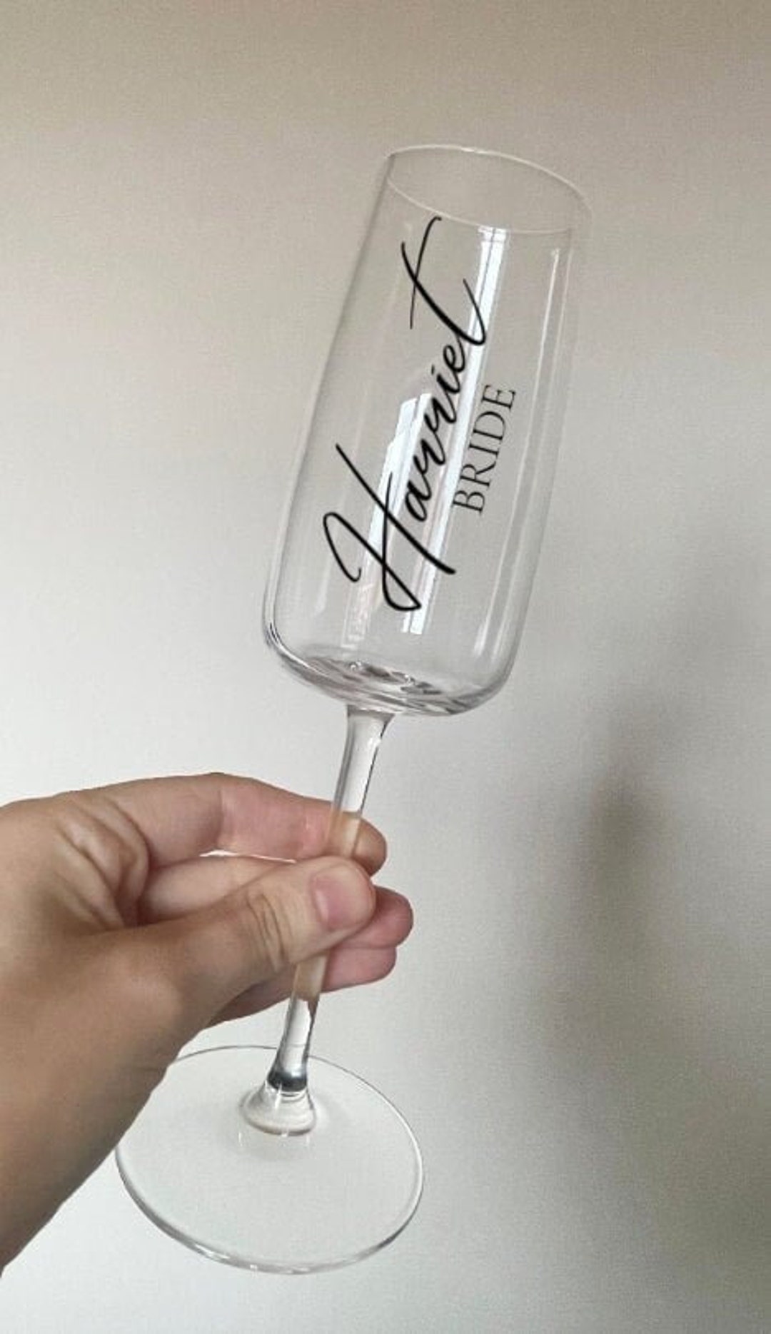 PERSONALISED CHAMPAGNE FLUTES Custom Champagne Flutes Personalised ...