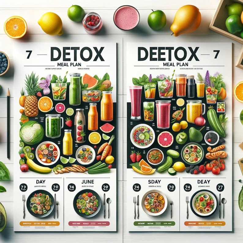 7-day Detox Meal Plan | Weight Loss Guide | Easy & Healthy Recipes ...