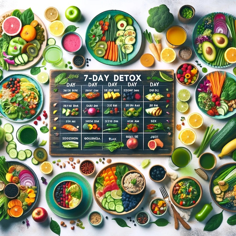 7-day Detox Meal Plan | Weight Loss Guide | Easy & Healthy Recipes ...