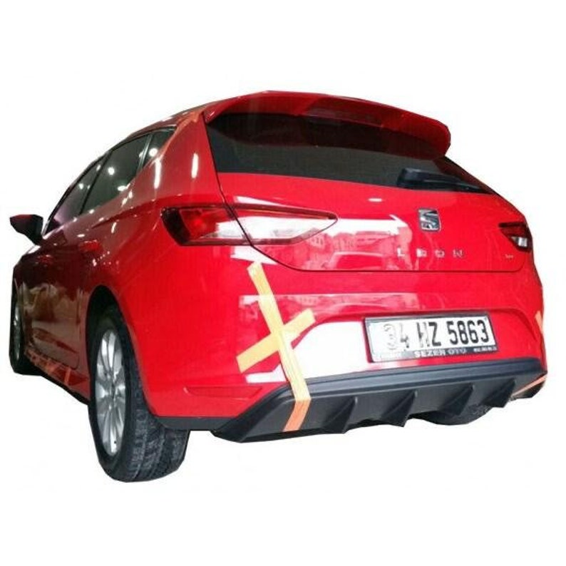 For Seat Leon Mk3 5F Rear Diffuser Spoiler Rear Bumper Diffuser Body ...