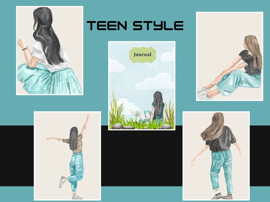Coastal Art, PLR Digital Templates, PLR Digital Products. Casual Teen ...
