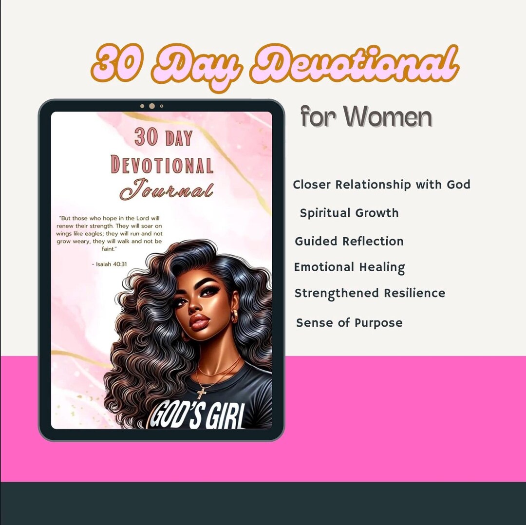 30-day Devotional Journal for Women | Bible Study, Reflection, and ...