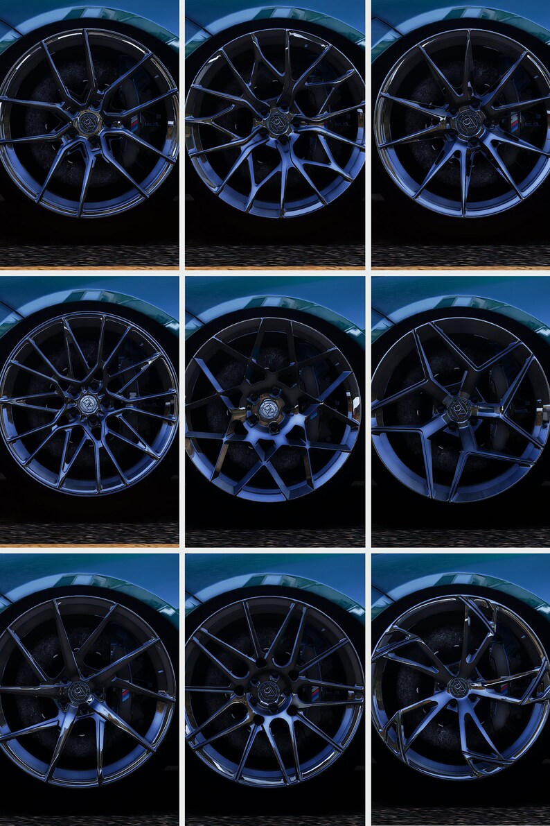 GTA V Wheels Pack: 1000+ Custom Rims | Fivem Ready | High Quality | 4 ...