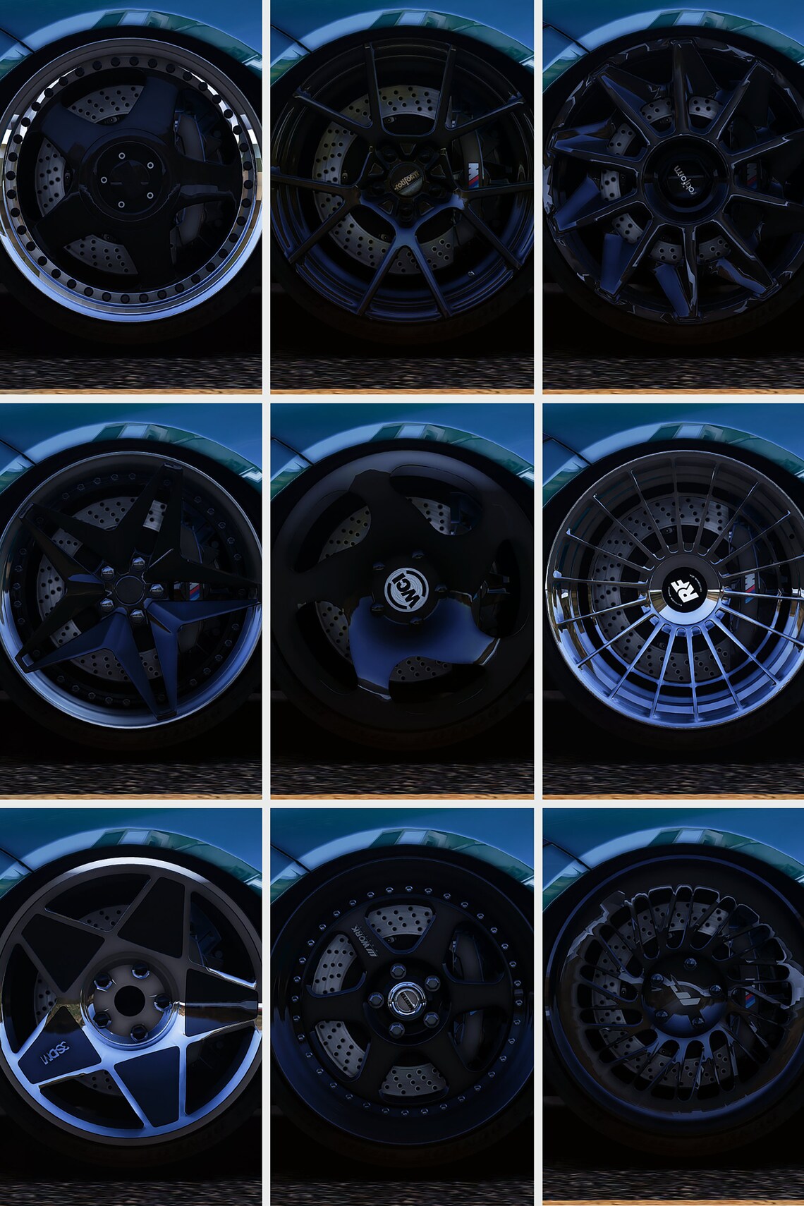 GTA V Wheels Pack: 1000 Custom Rims Fivem Ready High Quality 4.2GB - Etsy