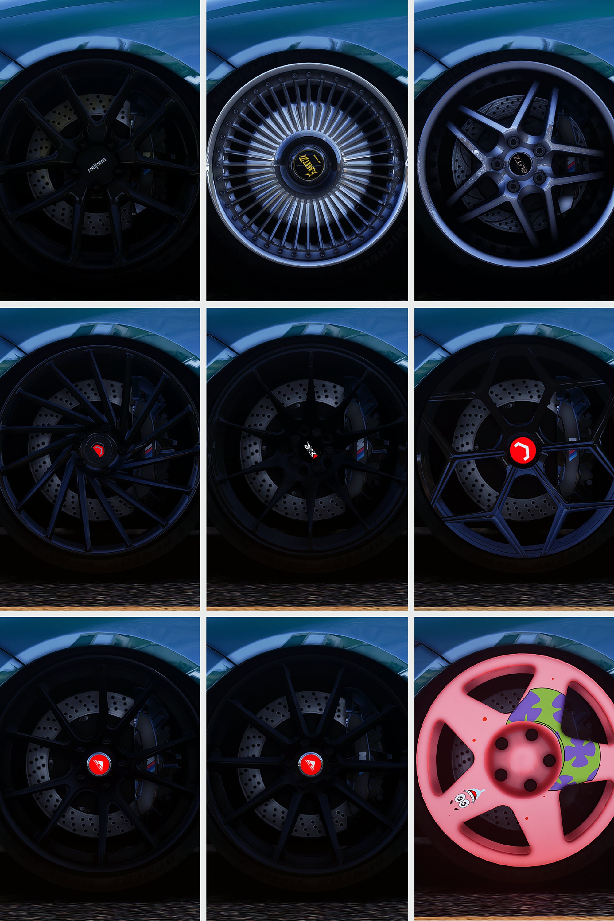 GTA V Wheels Pack: 1000+ Custom Rims | Fivem Ready | High Quality | 4 ...