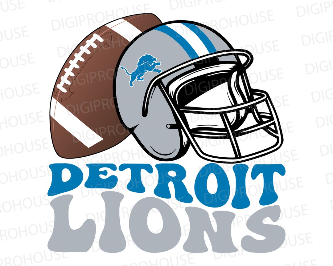 Detroit Football Lions PNG and Color SVG Digital Download Cricut ...
