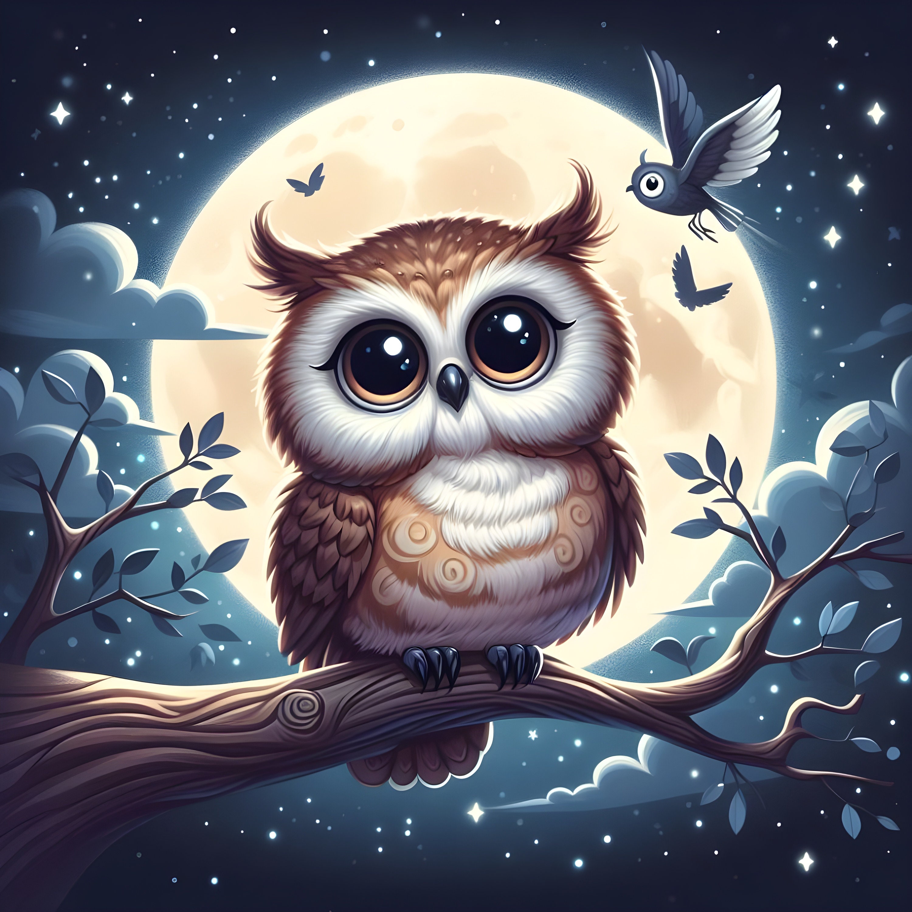 Custom Fridge Magnets, Owl Magnet Perfect for Organizing Notes. Photo ...