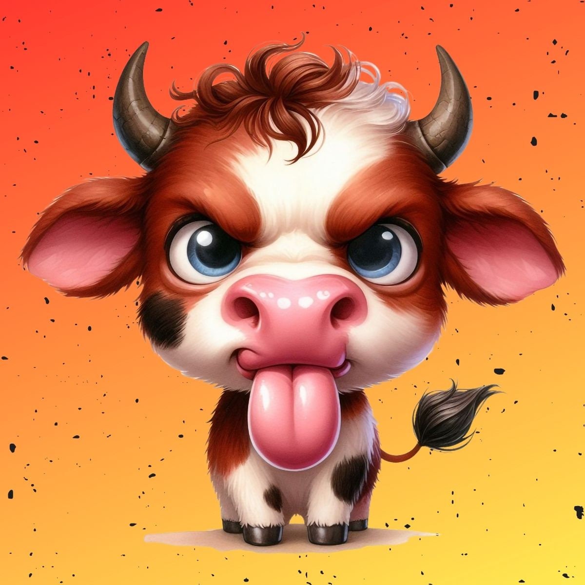 Custom Fridge Magnets, Cow Magnet Perfect for Organizing Notes. Photo ...