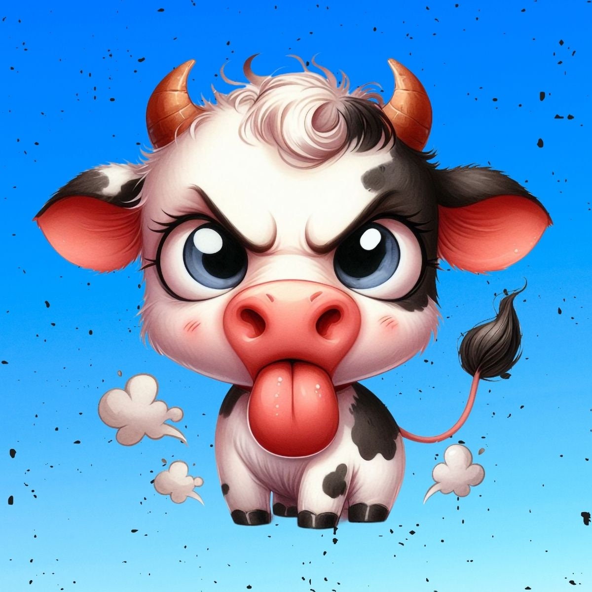 Custom Fridge Magnets, Cow Magnet Perfect for Organizing Notes. Photo ...