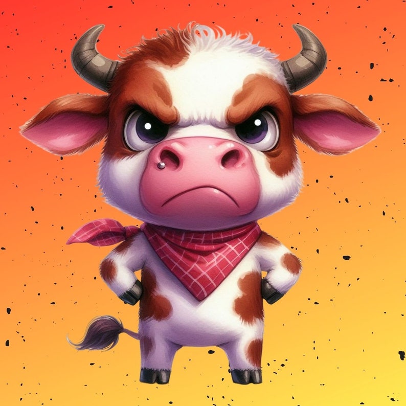 Custom Fridge Magnets, Cow Magnet Perfect for Organizing Notes. Photo ...