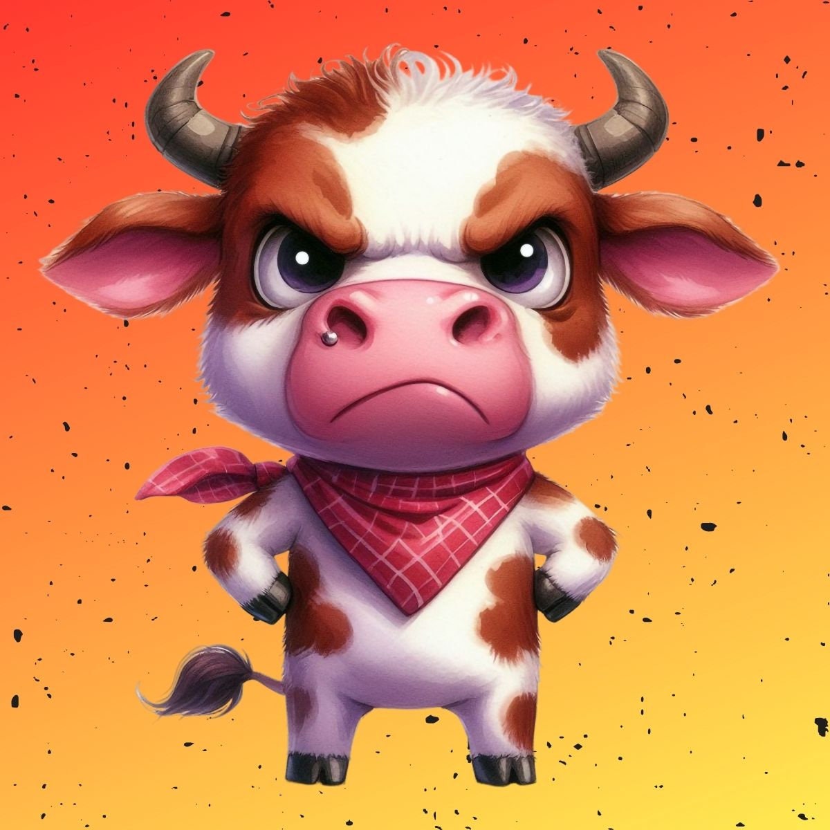 Custom Fridge Magnets, Cow Magnet Perfect for Organizing Notes. Photo ...