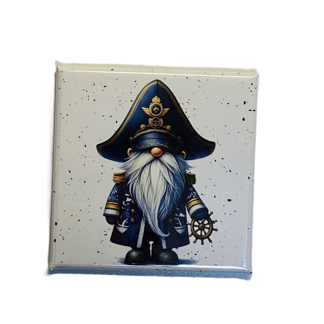 Custom Fridge Magnets, Captain Gnome Magnet Perfect for Organizing ...