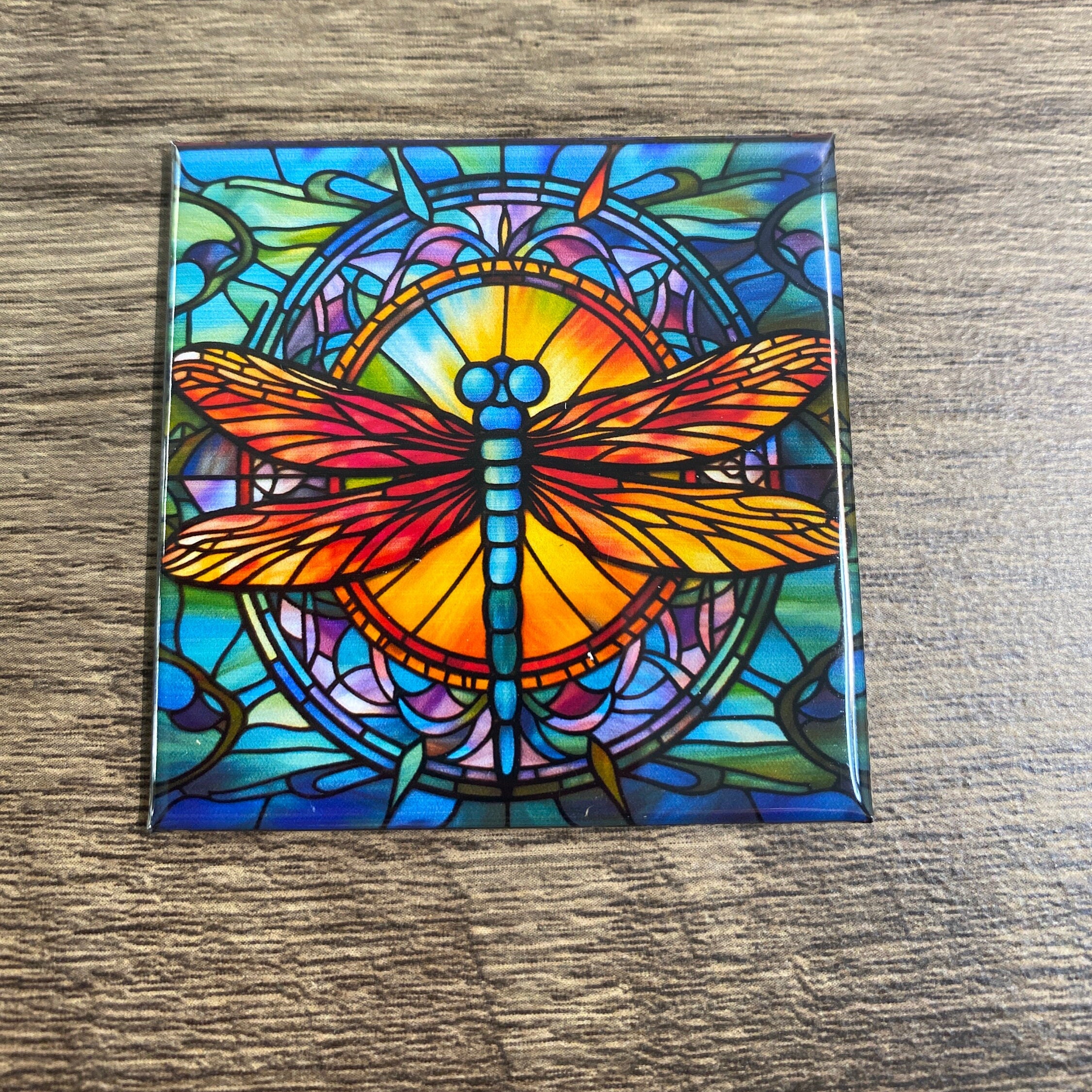 Dragonfly Magnet Set of 4, Fridge Magnets, Kitchen Decor, Refrigerator ...