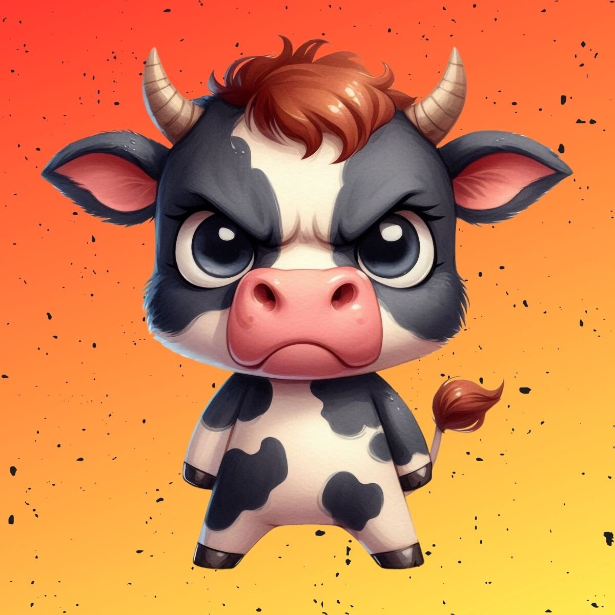 Custom Fridge Magnets, Cow Magnet Perfect for Organizing Notes. Photo ...