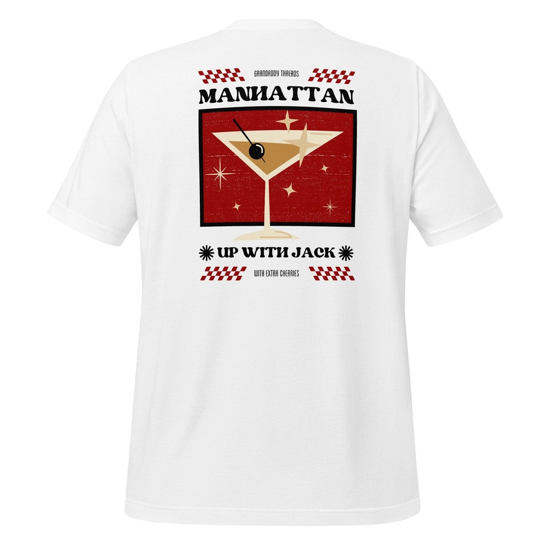 Manhattan up W/ Jack Retro Men's Tee - Etsy