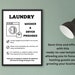 Laundry Room Sign, Airbnb Sign, VRBO Sign, Airbnb Laundry Rules Sign ...