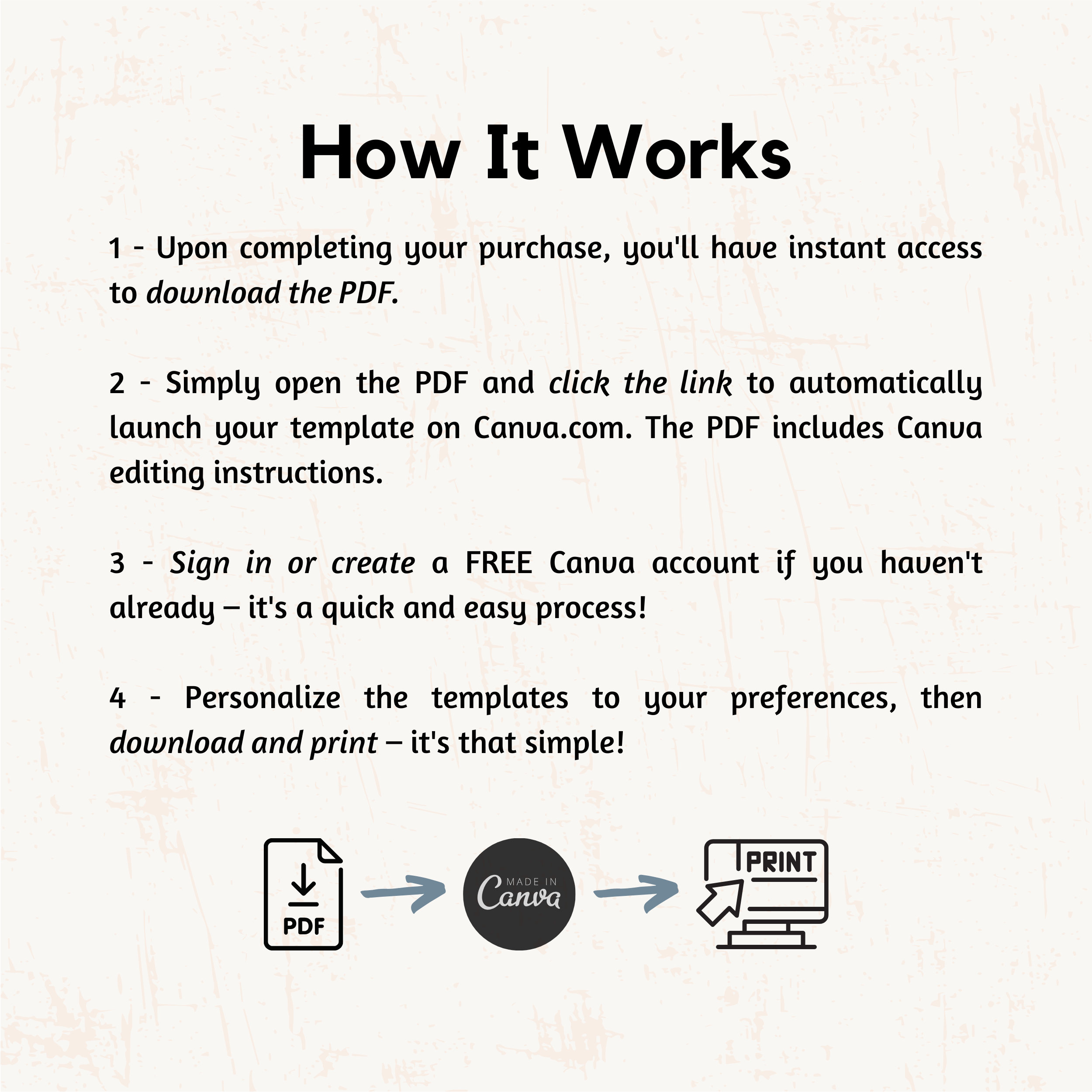 Printable Folded Tent Cards for Short Term Rentals, Instant Download, 3 ...