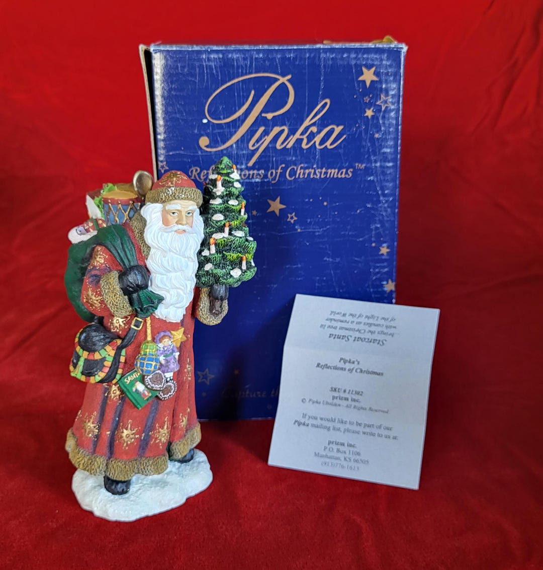 Pipka 6 Starcoat Santa 1995 Reflections of Christmas Limited Edition ...