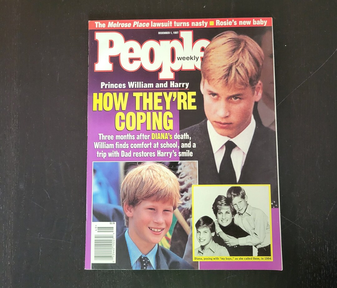 Vintage People Magazine December 1, 1992 - Etsy