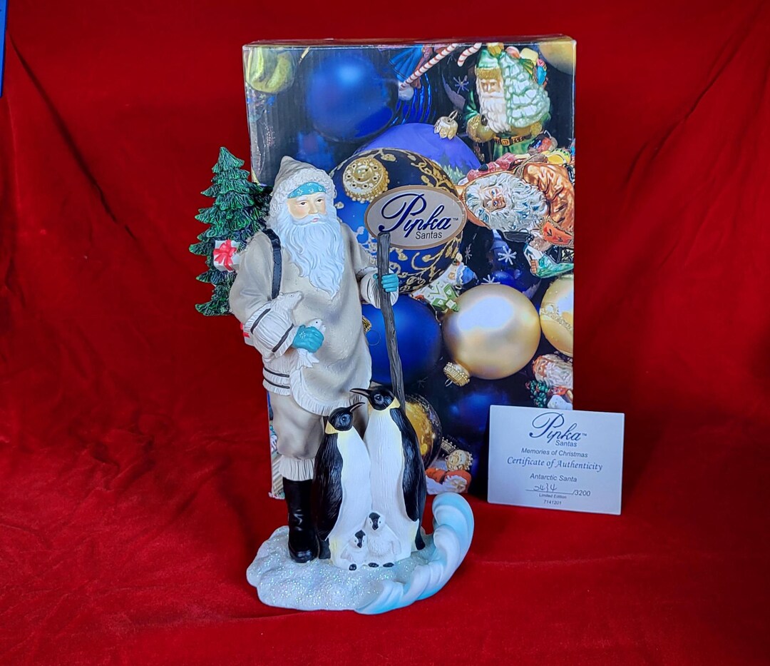 Pipka 11" Antarctic Santa Limited Edition 434/3200 - Etsy