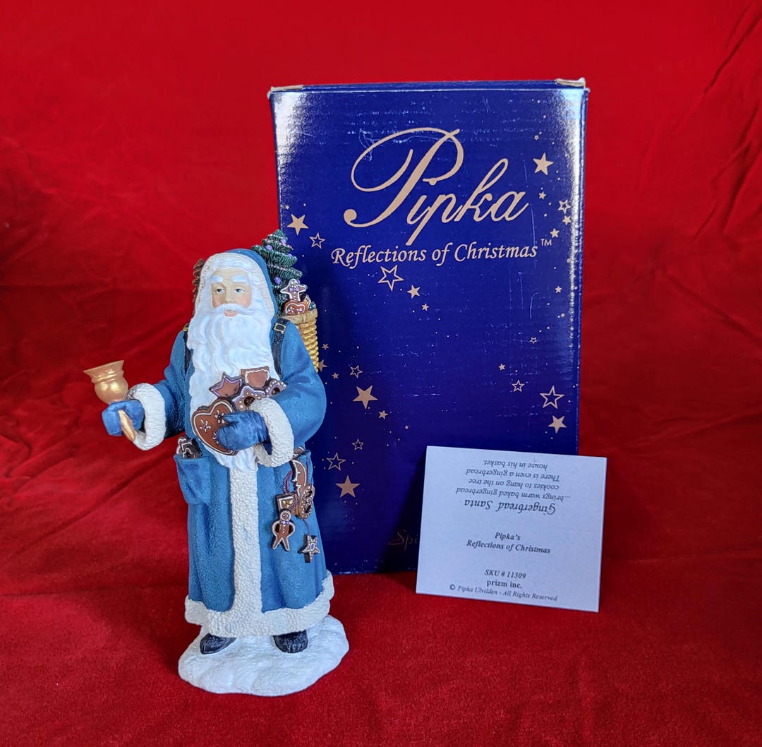 Pipka 6" Gingerbread Santa 1995 Reflections of Christmas Limited ...