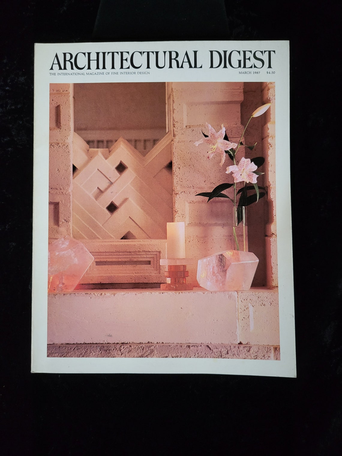 Set of Two Architectural Digest Magazines February and March 1987 - Etsy