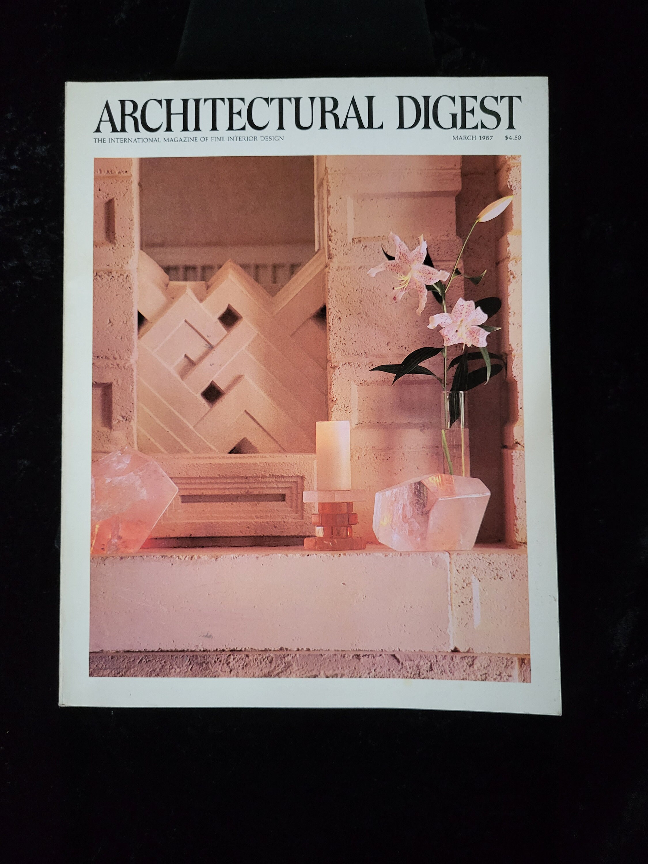 Set of Two Architectural Digest Magazines February and March 1987 - Etsy
