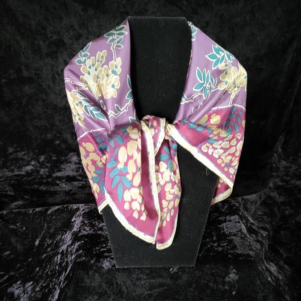 Liz Claiborne Silk Scarf - Etsy