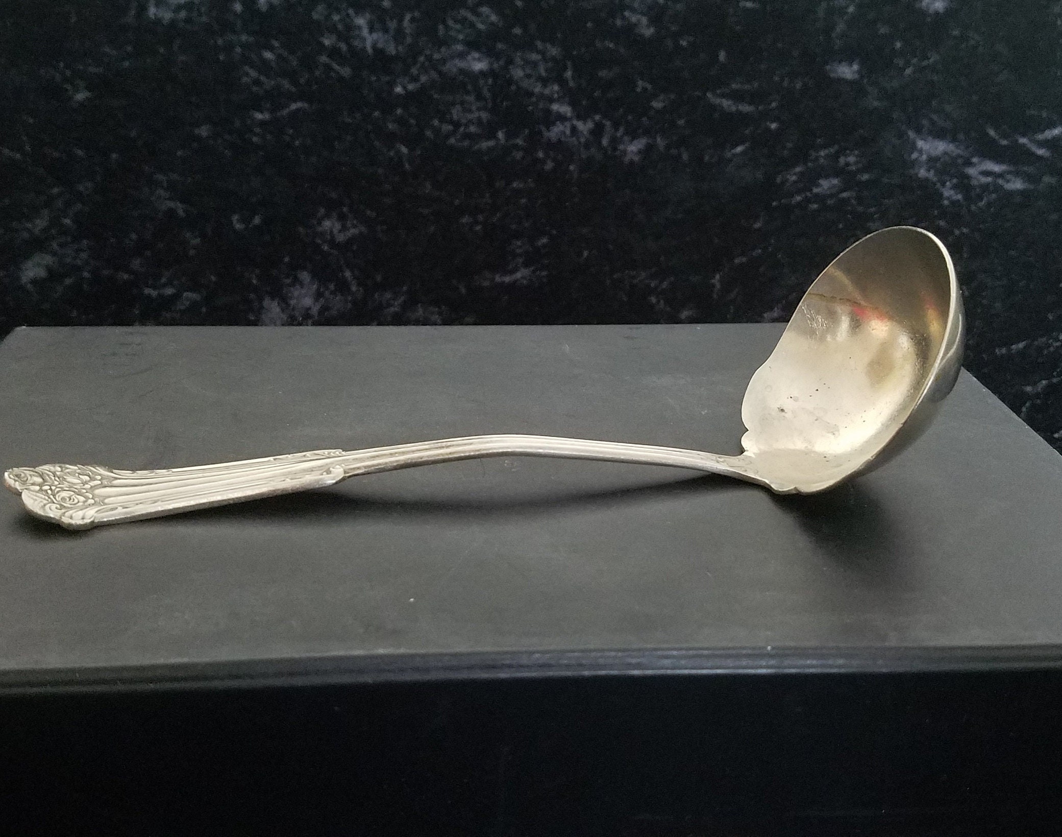 Vintage Silverplate Gravy Ladle Queen Victoria Continental Silver Co - Etsy
