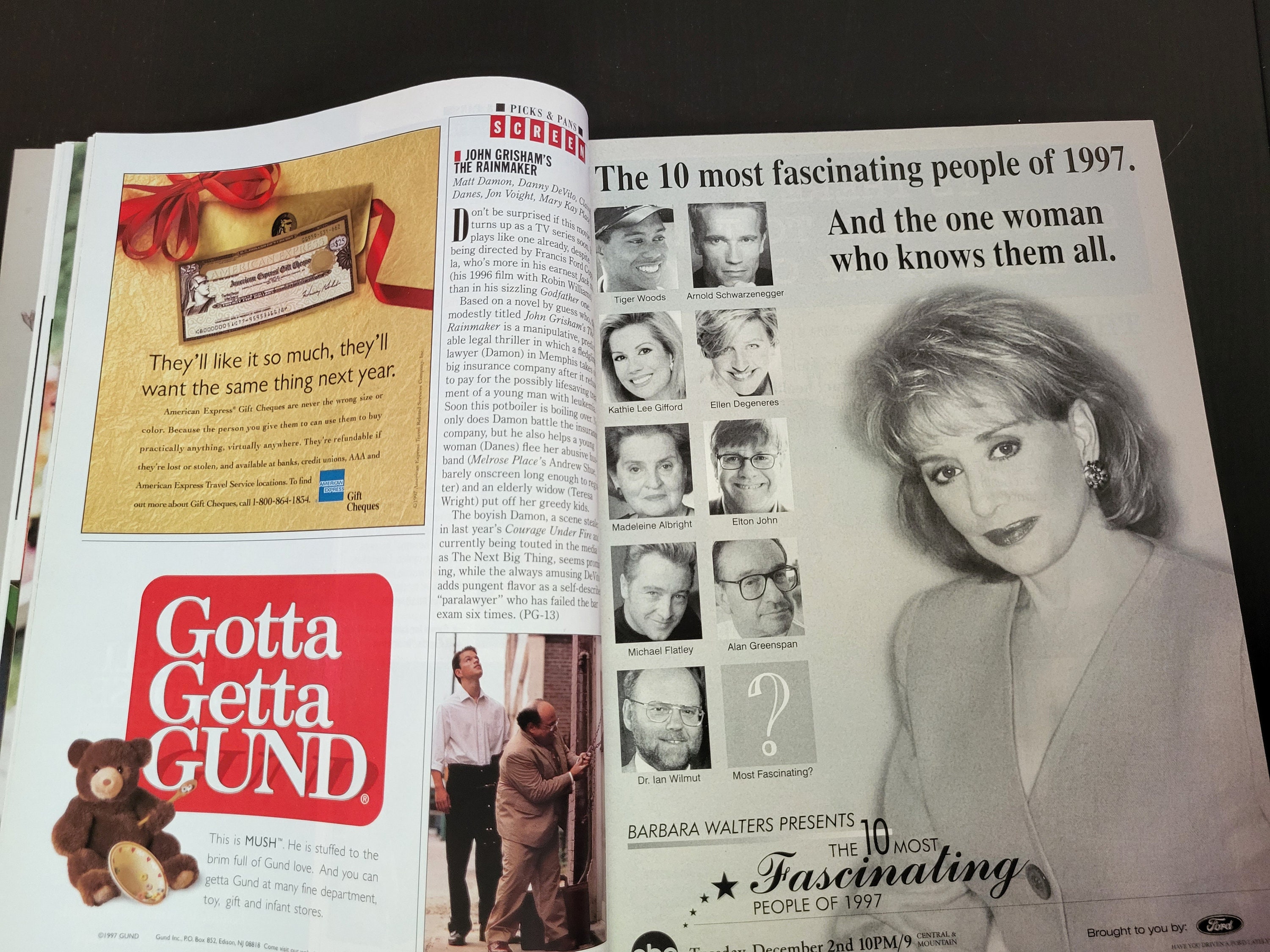 Vintage People Magazine December 1, 1992 - Etsy