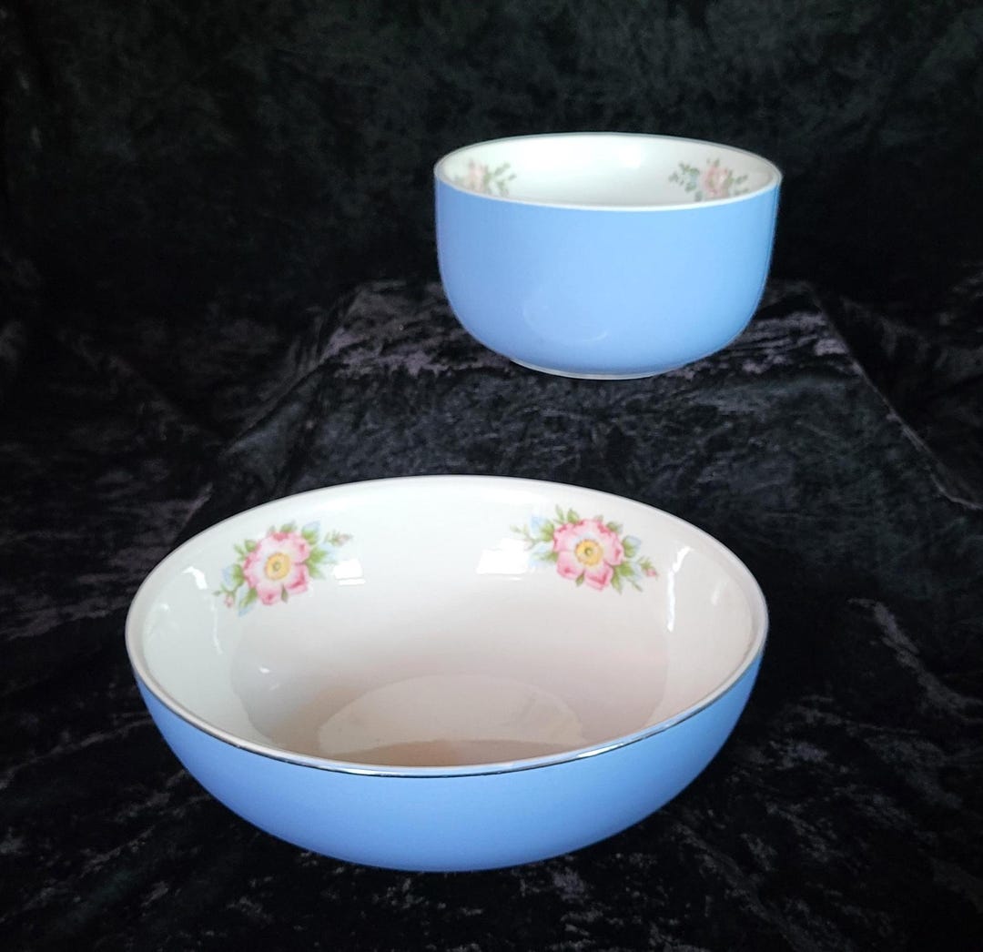 Hall Rose Parade Set of Two Serving Bowls - Made in USA - Etsy