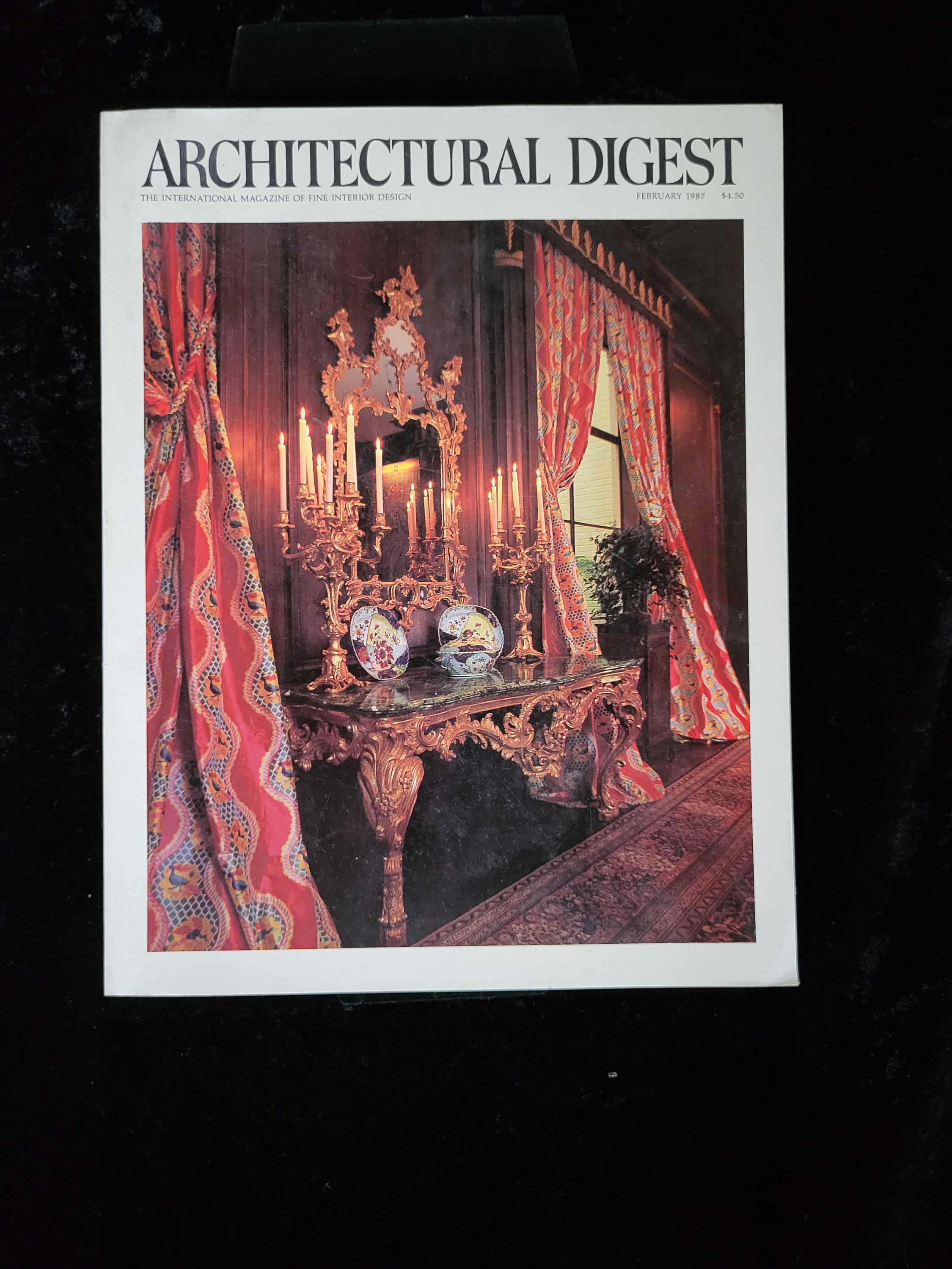 Set of Two Architectural Digest Magazines February and March 1987 - Etsy