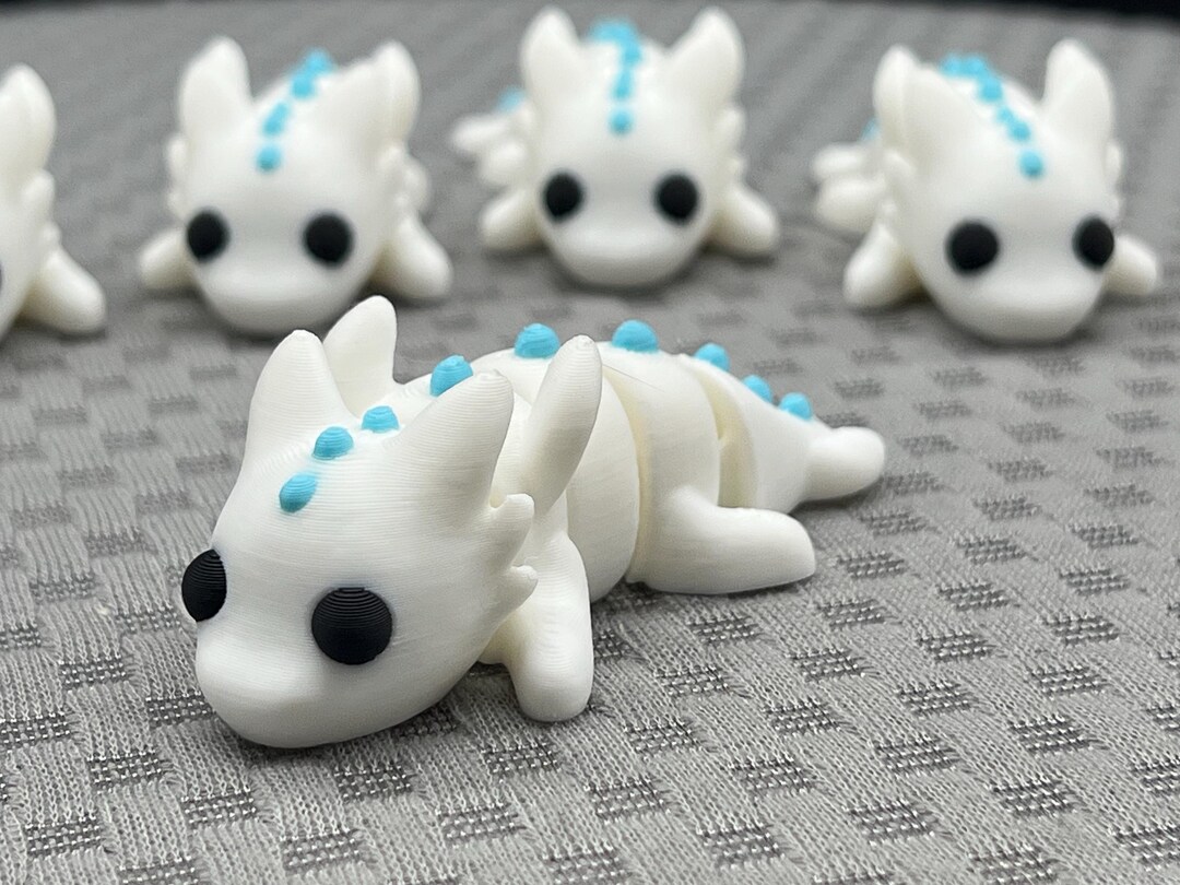 Mini Wiggly Fidget Baby Dragon - Great For: Geocache Swag - Egg ...