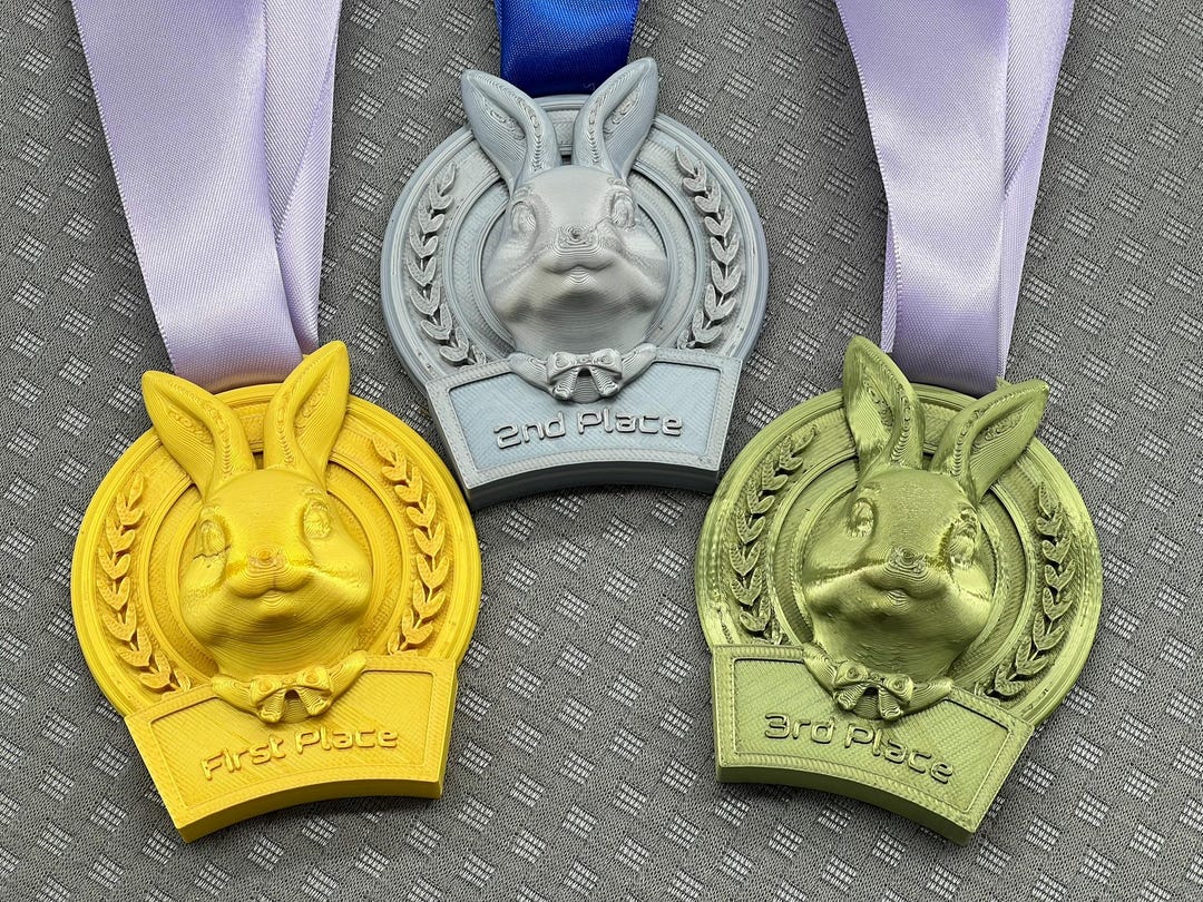 Easter Egg Hunt Award Medal Set - 1st Place - 2nd Place - 3rd Place - Etsy