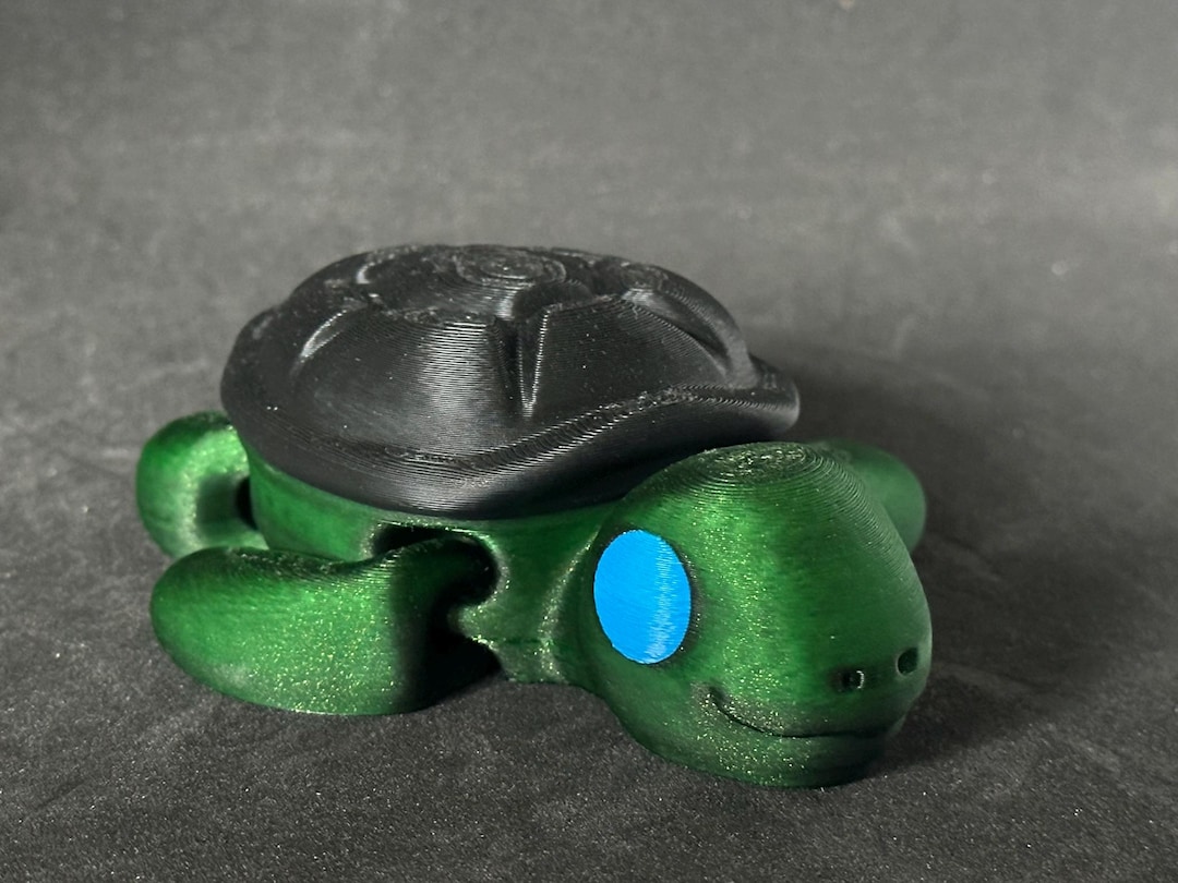 TURTLE - With Articulated Fins *bigger Than It Looks* - Etsy